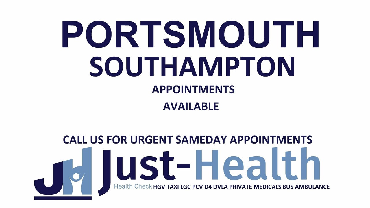 Just Health Portsmouth Southampton Fareham Driver Medicals PO15 7AZ ... Just Health Portsmouth Southampton Fareham Driver Medicals PO15 7AZ ...